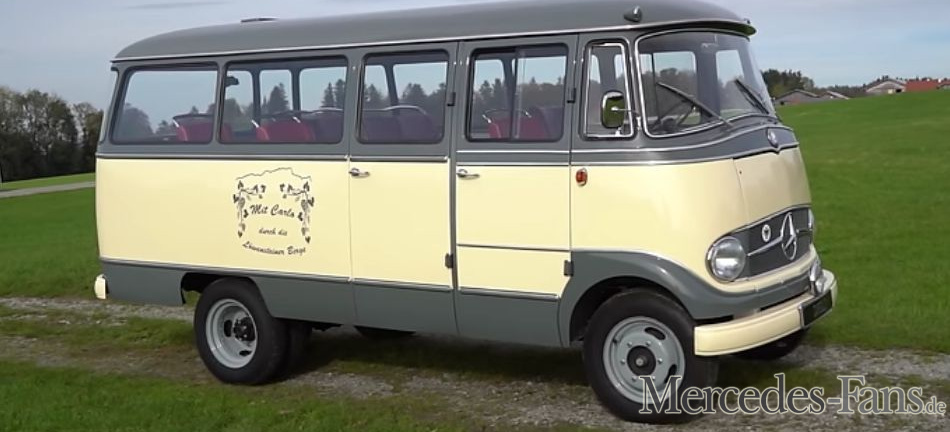 Sterne unterm Hammer: Cargold präsentiert einen Mercedes O319 D: Mercedes-Benz Kleinbus O319 D ...