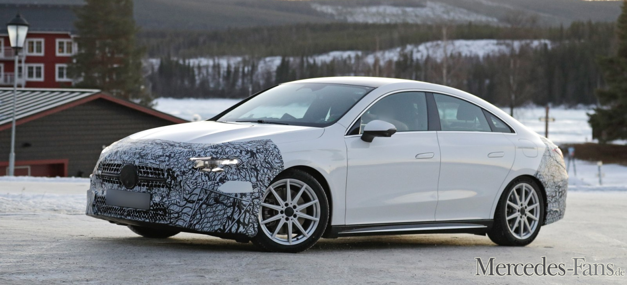 Mercedes Erlkönig erwischt: Aktuelle Bilder vom Mercedes-Benz CLA 2025 ...