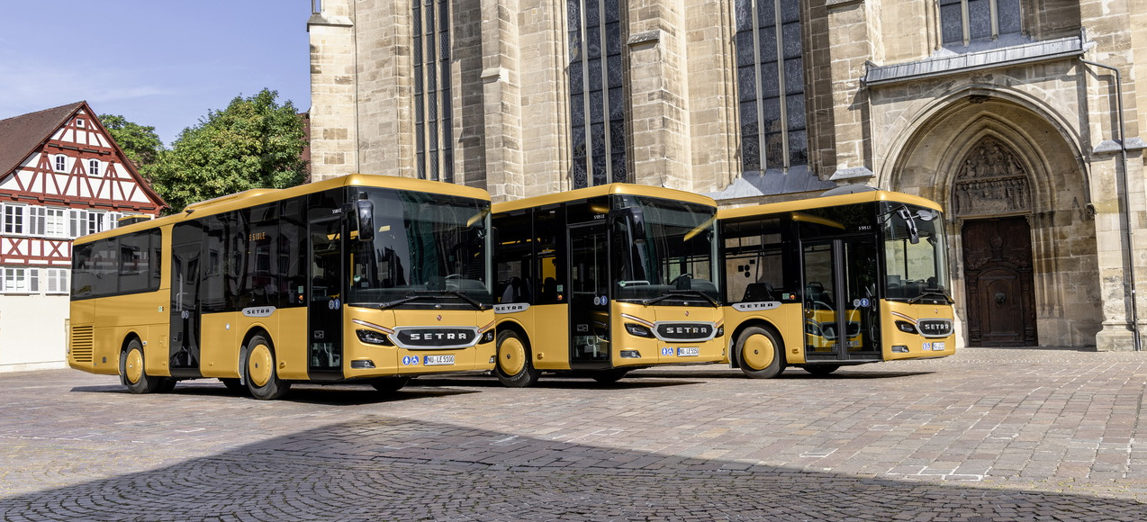 Die neue Setra MultiClass LE: Neuer Überlandbus, der sowohl durch ...