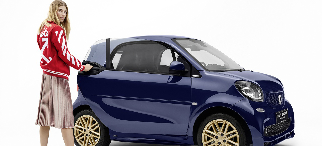 smart fortwo BRABUS tailor made: smart ganz groß in Mode „Reveal the ...