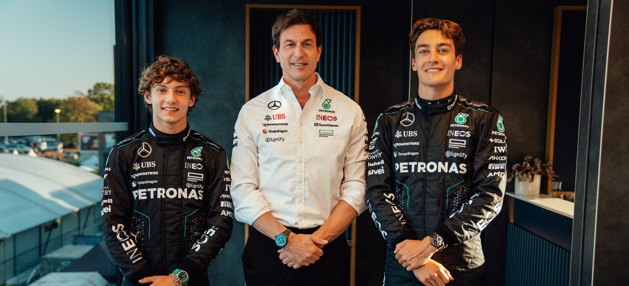 Mercedes-AMG PETRONAS F1 Team stellt seine neue Fahrerpaarung vor: Andrea Kimi Antonelli ersetzt ...