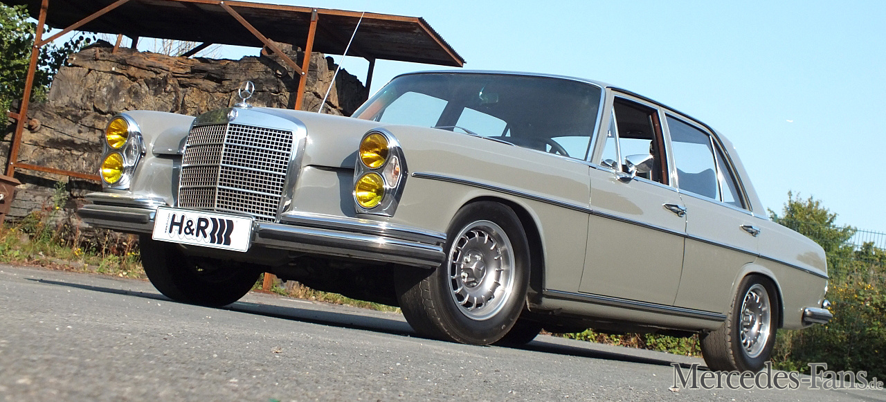 Rüstiger Renner (Mercedes W108): 1967er Mercedes 250 SE mit AMG-Power ...