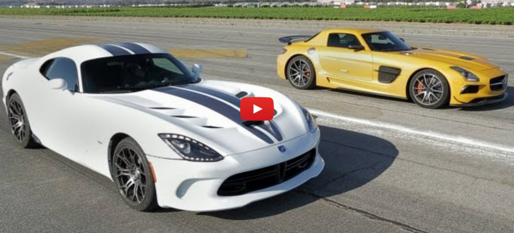 Kampf der Titanen: Mercedes SLS AMG Black Series vs. SRT Viper: 16 ...