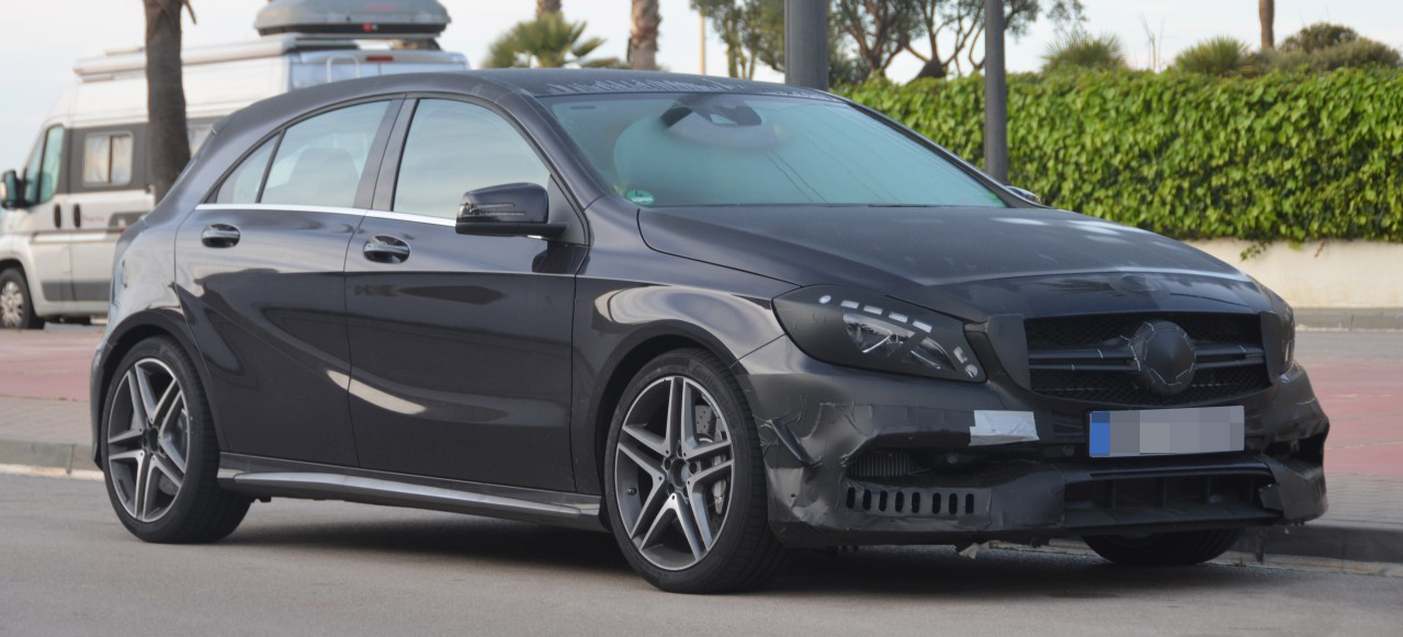 Erlkönig-Premiere: Mercedes A45 AMG Facelift: Erste Fotos von der ...