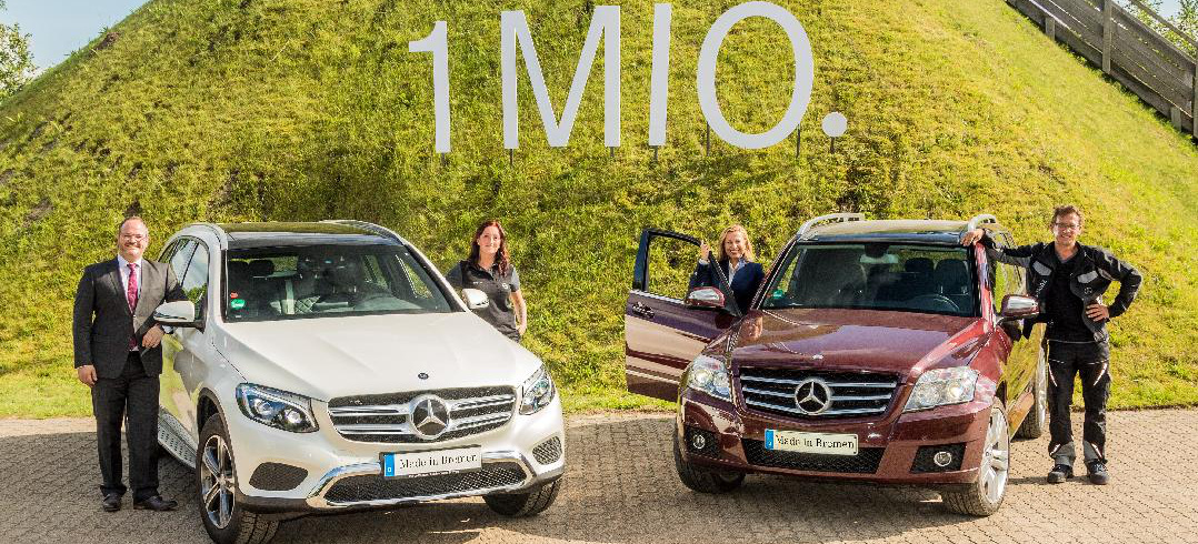 Meilenstein - Made in Bremen: Mercedes-Benz GLC überschreitet ...