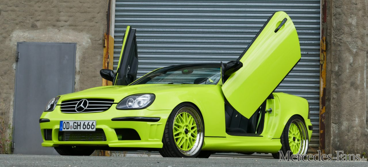 Mercedes-Benz SLK: Tuning mit allem: Grüner. Kühner. Giftiger: SLK 230 ...