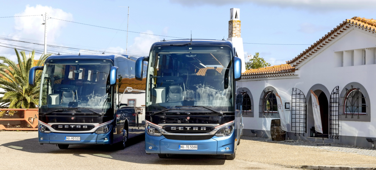 Die neuen SETRA Busse ComfortClass und TopClass schon gefahren ...