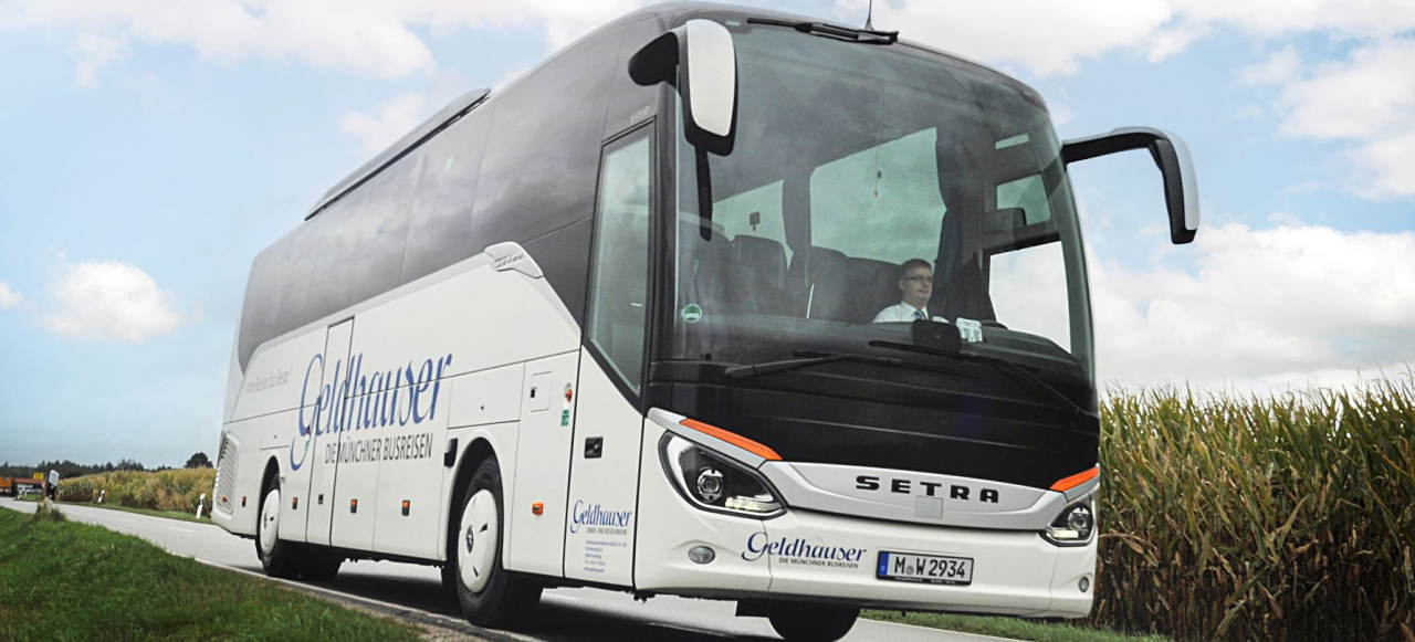 Setra ComfortClass Busse für die Firma Geldhauser: Dreimal 4-Sterne für ...