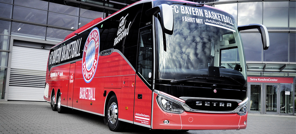 Der Stern des Südens fährt jetzt Setra: Ein Setra Reisebus für den FC ...