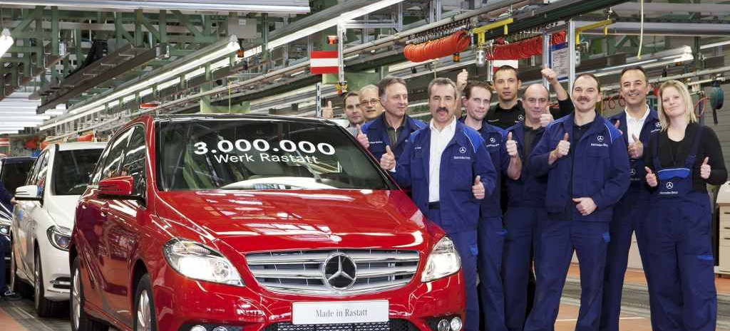 Produktionsjubiläum: MB-Werk Rastatt fertigt 3-millionstes Fahrzeug ...