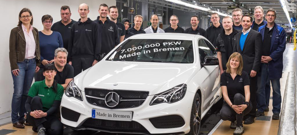 Glorreiche Sieben: MB Werk Bremen fertigt siebenmillionstes Autos: Die ...
