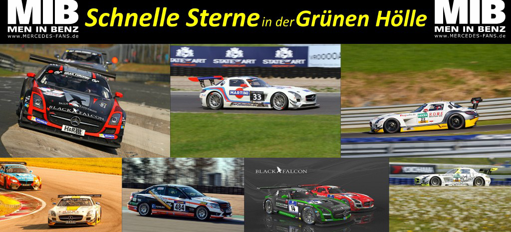 24 Stunden-Rennen: alle Mercedes Teams im Überblick: Sieben Rennwagen ...