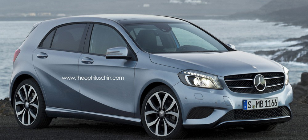 Visionär: Neue Designstudie eines Kleinwagens von Mercedes-Benz: Freier ...