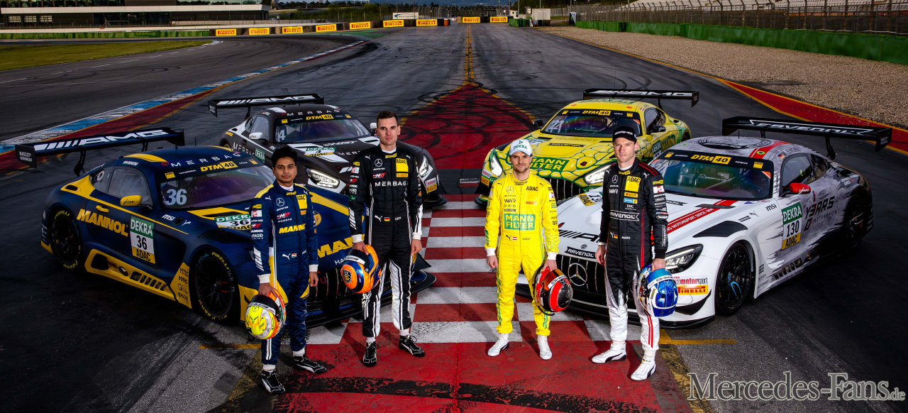 Die DTM-Fahrer für Mercedes-AMG in der Saison 2024 im Portrait: Vier Fäuste für ein Halleluja ...