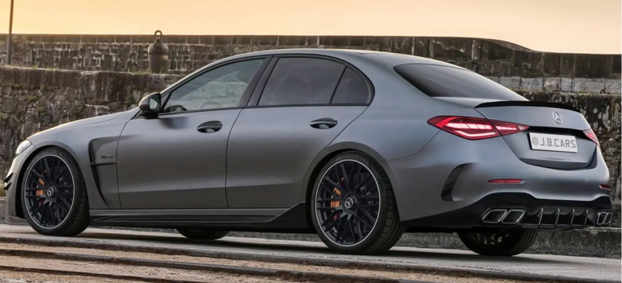 Mercedes-AMG von morgen: Neues Rendering vom Mercedes-AMG C63e W206 ...