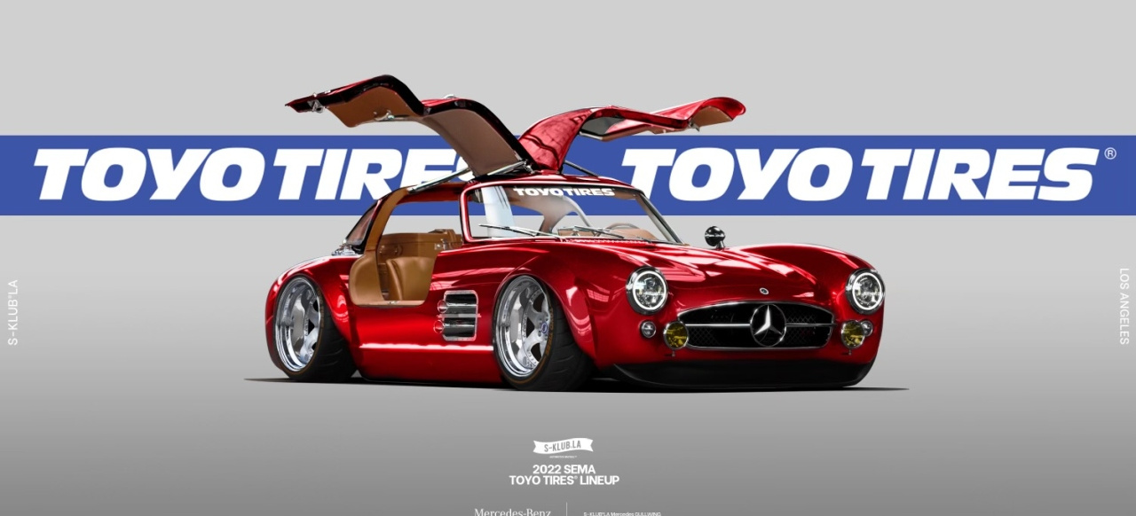Premiere auf der SEMA 2022: Monsterbacke-Gullwing: Toyo Tires ...