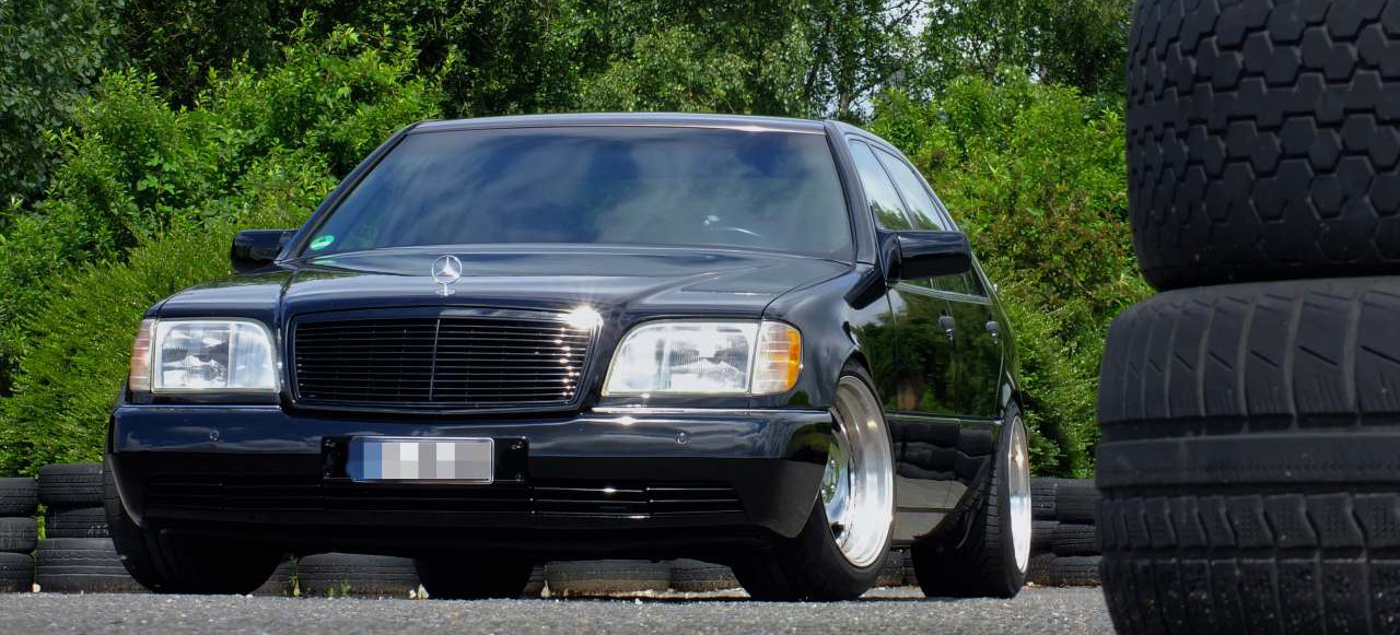 Mercedes-Benz S-Klasse Tuning: Big. Black. Breit: Der Mercedes W140 ...