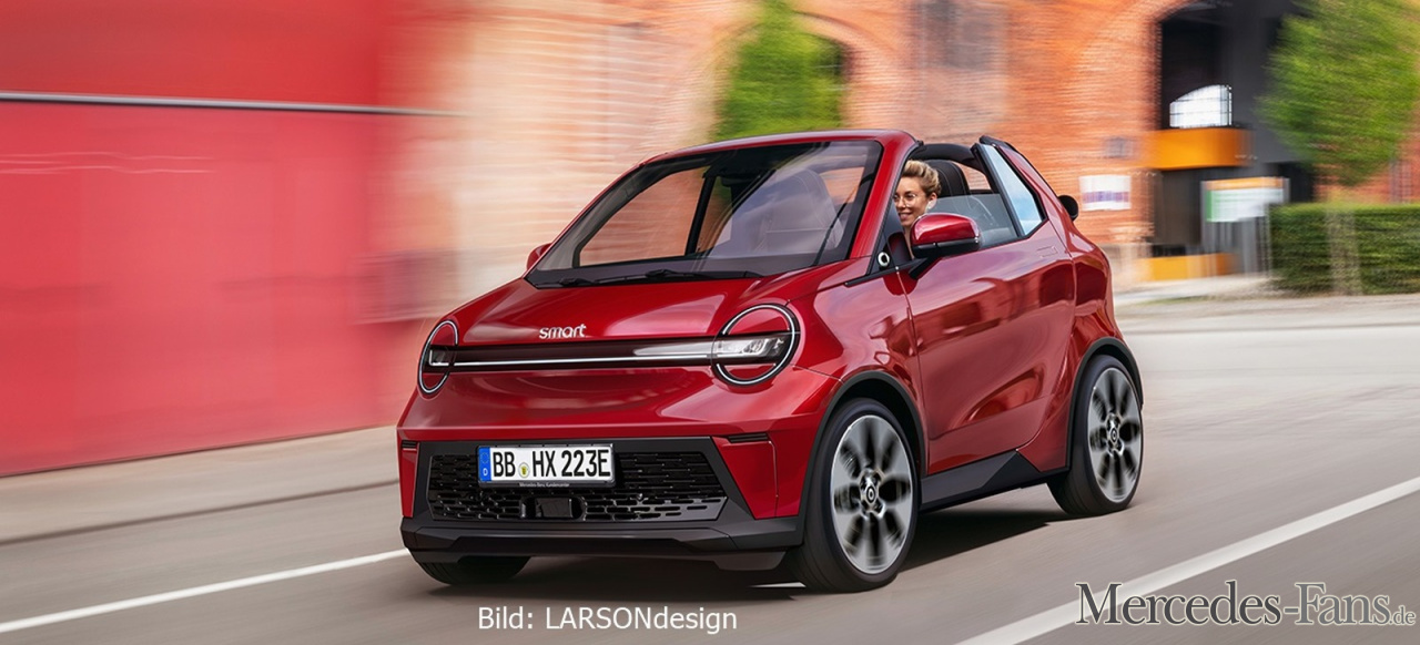 smart #2 geht in die Entwicklung: Rendering: So sieht das Comeback des ...