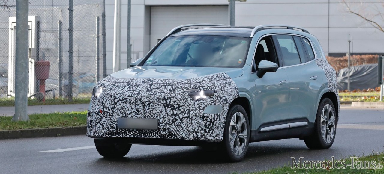 Mercedes Erlkönig erwischt: Aktuelle Bilder vom Mercedes GLB EQ ...