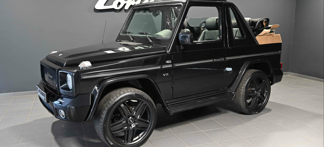 Achtbare G-Klasse steht zum Verkauf: Sterne unterm Hammer: G 500 Cabrio bei Lorinser Classic ...