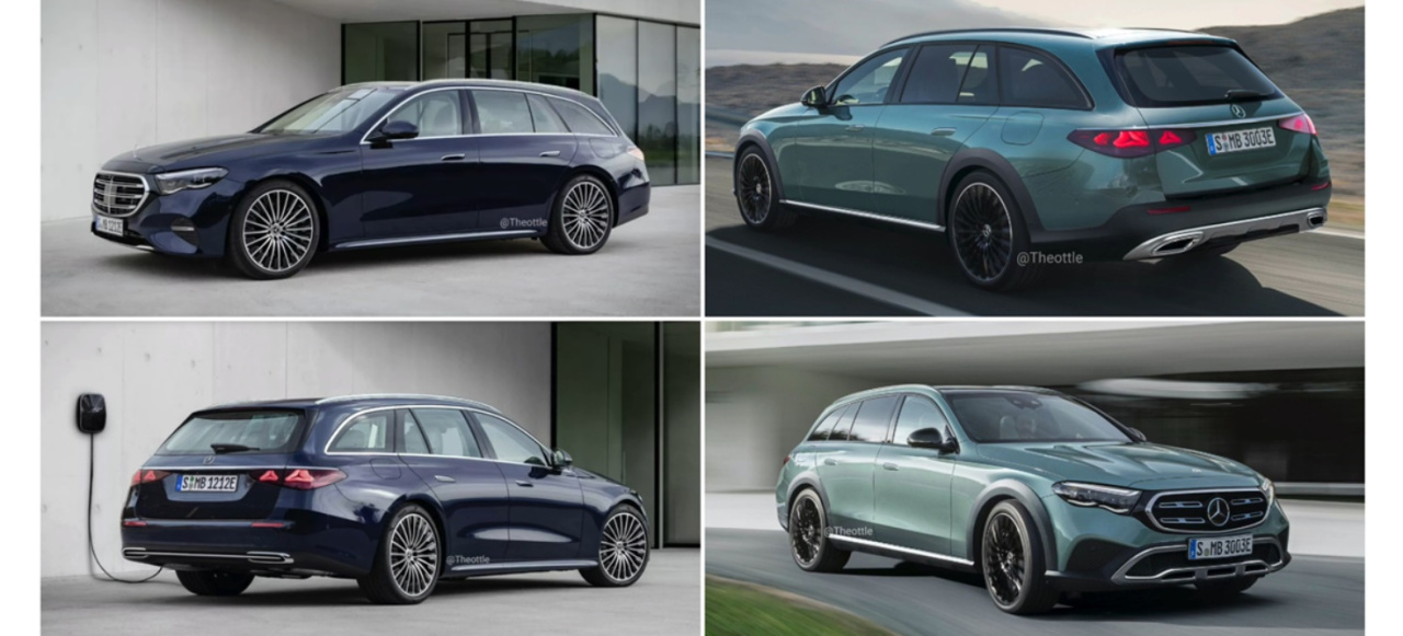 Mercedes E-Klasse S214: Premiere steht kurz bevor: Renderings: So sehen ...