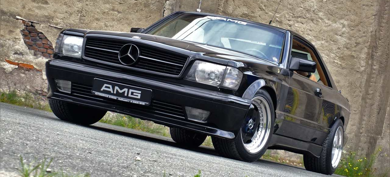 Mercedes-Benz 500 SEC AMG: Schwarz. Breit. Stark: Der 82er 500 SEC AMG ...