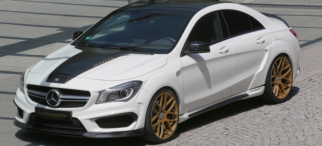 Mercedes-Benz CLA Tuning: Breit ist allright: LOEWENSTEIN CLA SAPHIR ...