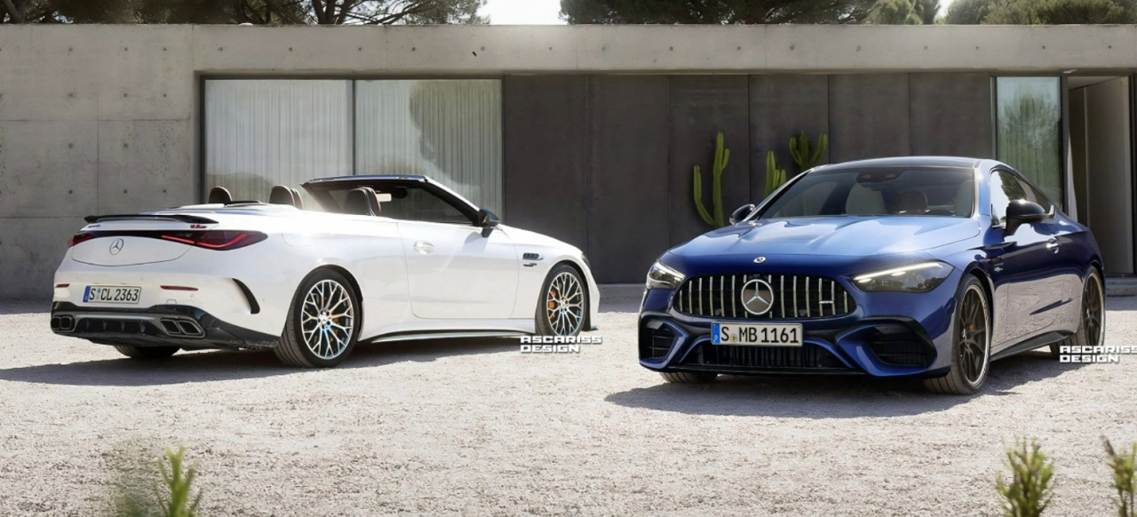 Mercedes CLE von morgen: Blick in die Zukunft: Mercedes-AMG CLE 63 als ...