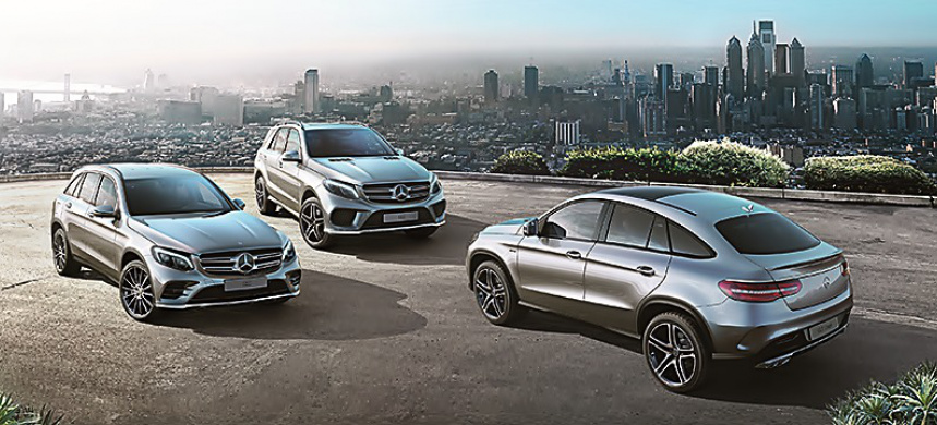 Erfolgreiche Showroom-Premiere: GLE, GLE Coupé, GLC und A-Klasse ...