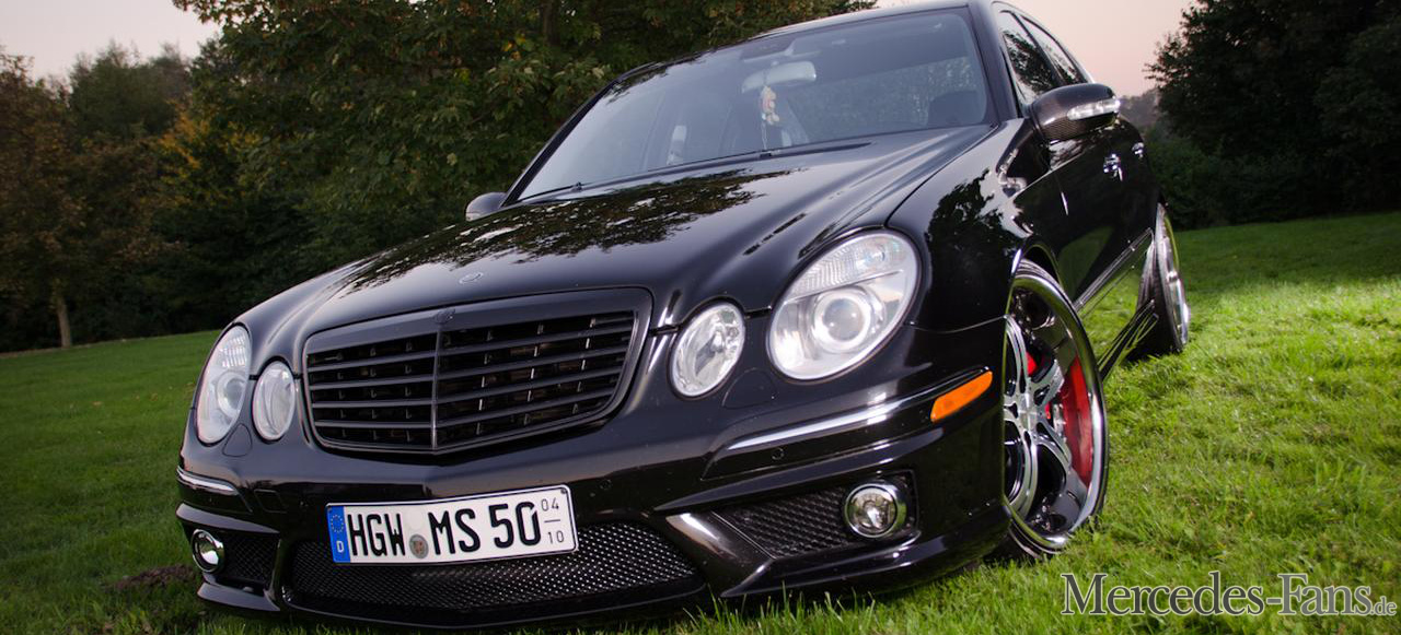 Mercedes W211: Die Liebe steckt im Detail: Mischung aus E63 AMG und A207 Cabrio - Auto der Woche ...