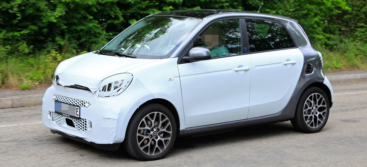 smart Erlkönig erwischt: Aktuelle Bilder vom smart forfour W453 ...