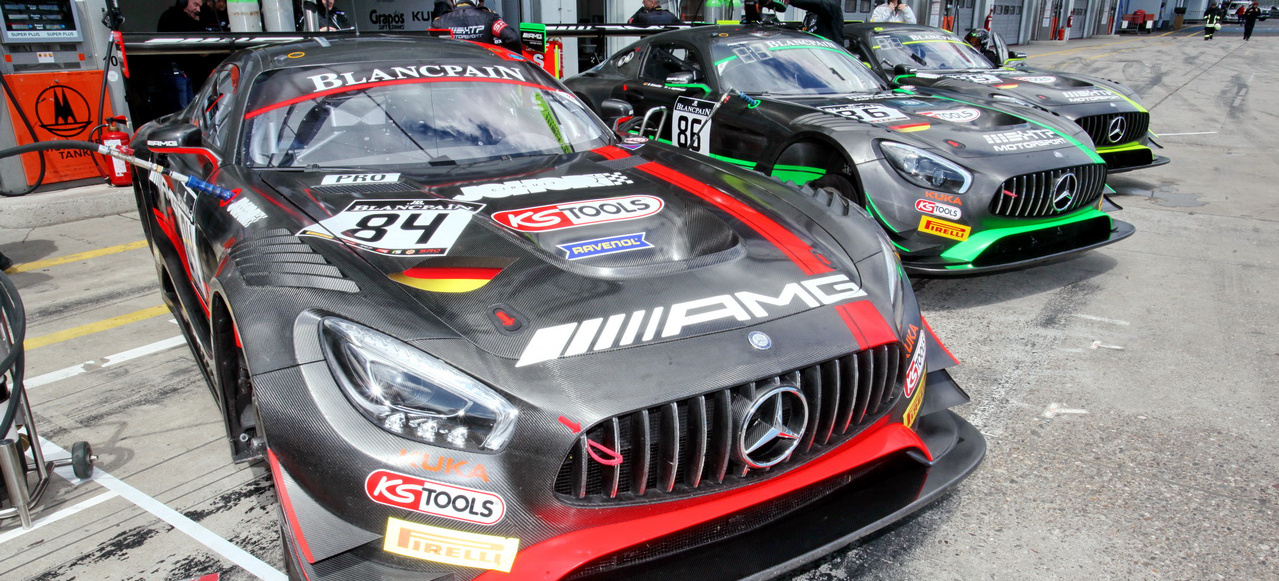 Total 24h von Spa, Teamvorstellungen der AMG Customer Sports Teams: HTP ...