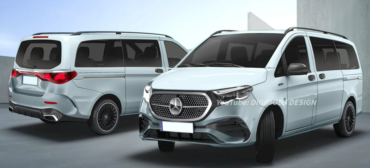 Mercedes Van von morgen: Sieht so der Mercedes Vito Tourer 2026 aus ...