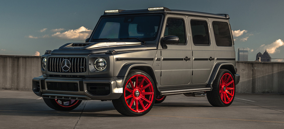 Mercedes-AMG G63 Tuning: Red‘n Roll: Ein Lorinser-Kit und Vossen-Felgen ...