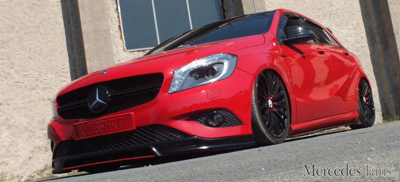 Mercedes A-Klasse W176. Mehr Sport an Bord: Rot. Rassig. Racig. - Auto ...