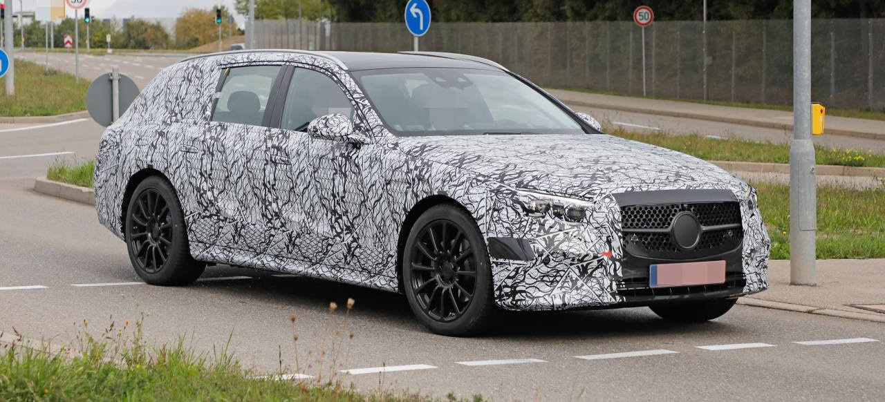 Mercedes-Erlkönig Premiere: Erste Bilder von Mercedes E-Klasse T-Modell ...