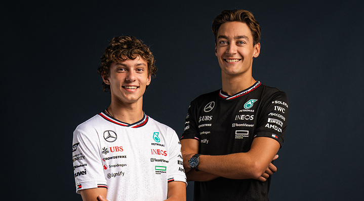 Mercedes-AMG PETRONAS F1 Team stellt seine neue Fahrerpaarung vor: Andrea Kimi Antonelli ersetzt ...