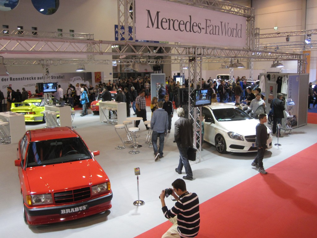 Termine auf der Mercedes-FanWorld: Mercedes-Fans.de Stand mit Promis ...