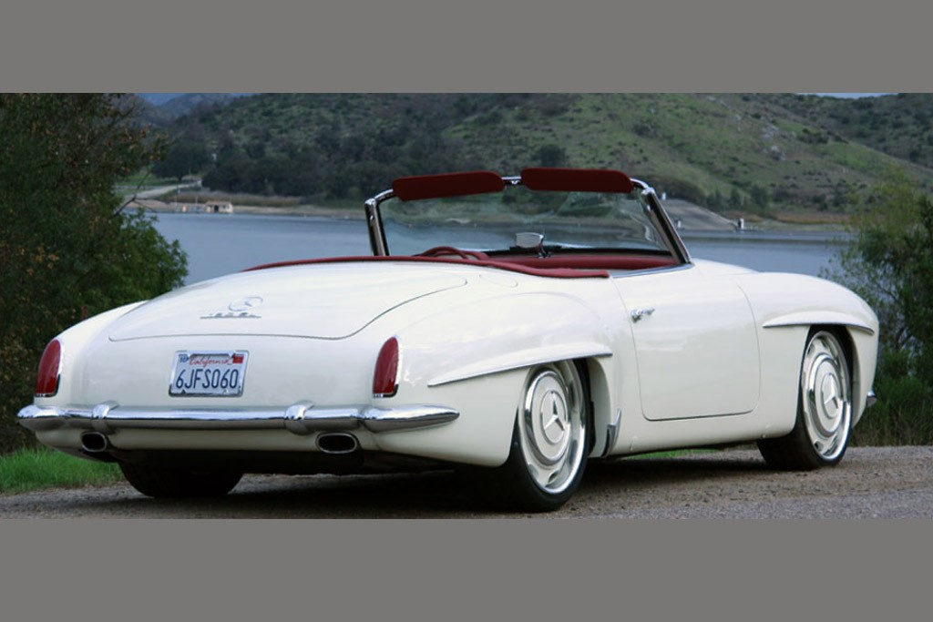 Alt trifft neu: Sternen Symbiose im Mercedes Bent 190 SL: Unter dem ...