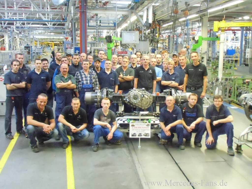 Mercedes-Benz auf Achse: 2,5 Millionen Außenplanetenachsen im Werk ...