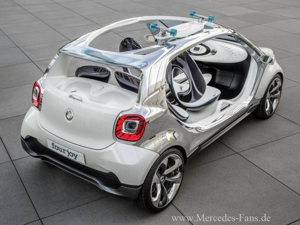 Vier für Fahrspaß: smart fourjoy - die Rückkehr des smart forfour ...