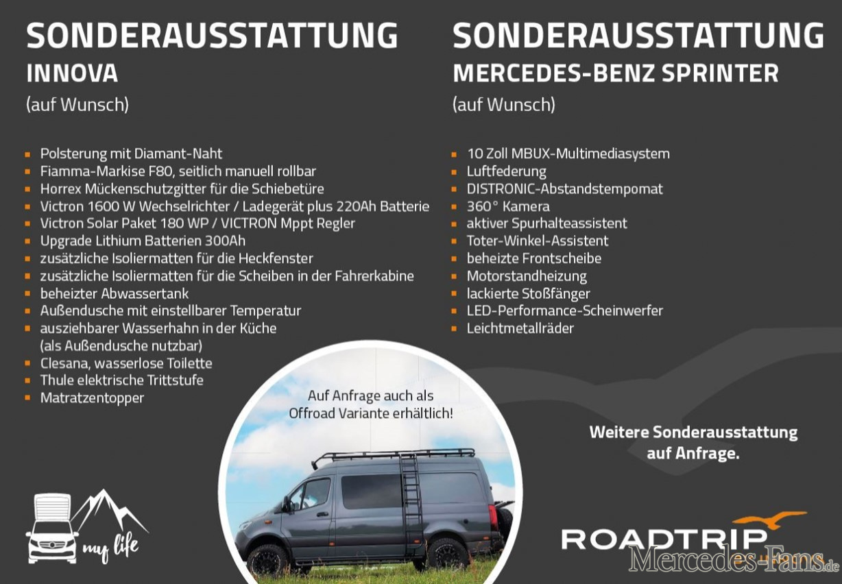 Wie eine Yacht auf Rädern:: Mercedes-Sprinter Innova Roadtrip 595L ...