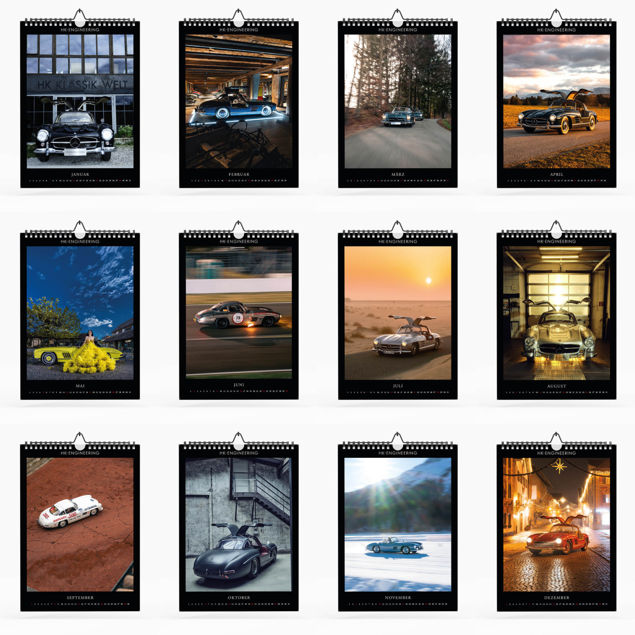Neue Kalender für Mercedes-Fans: Jetzt erhältlich in 2 Versionen: 300 ...