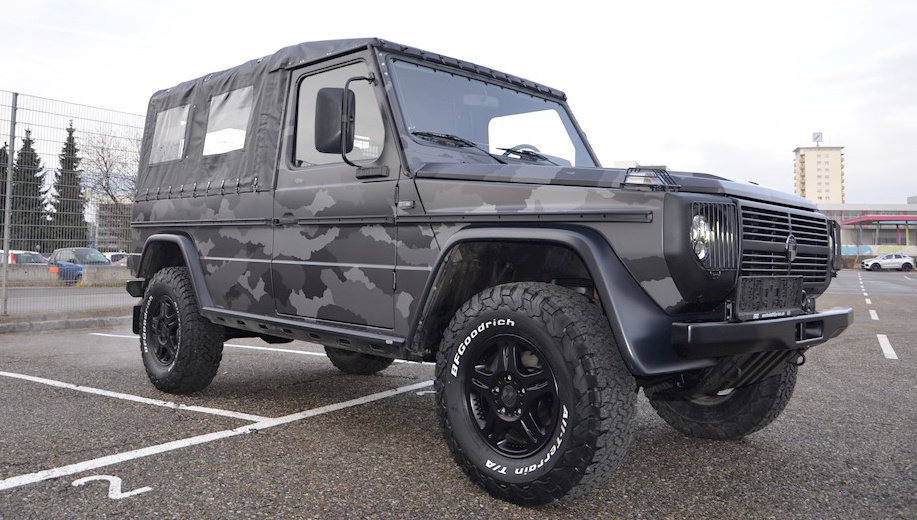 Wüst veredelter Puch G von S-TEC: Tarnfarbener Puch 230 GE als ...