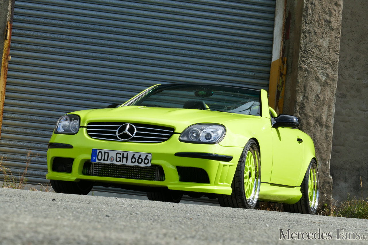 Mercedes-Benz SLK: Tuning mit allem: Grüner. Kühner. Giftiger: SLK 230 ...