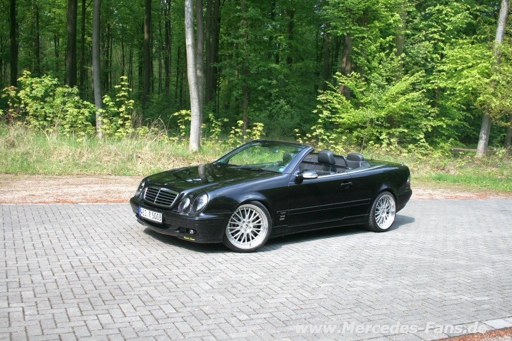 Black Beauty: Mercedes Tuning am offenen CLK: Mercedes-Benz CLK 430 ...