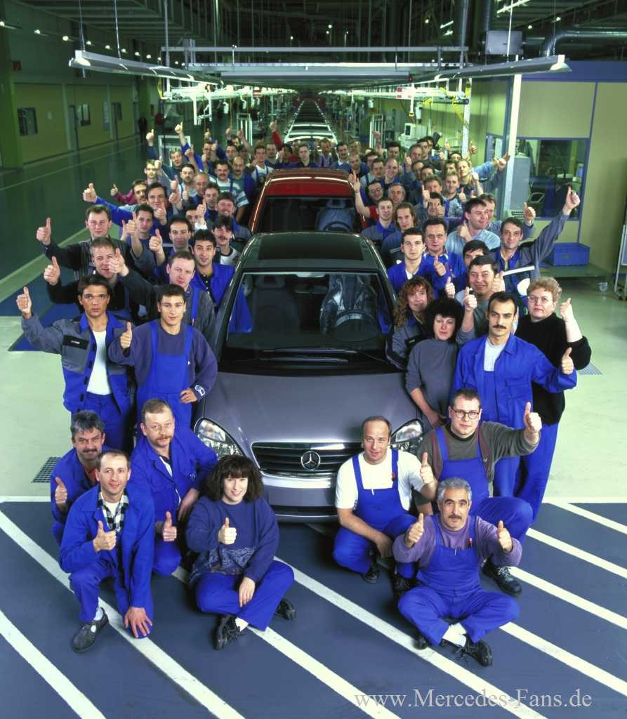 Produktionsjubiläum im Mercedes- Werk Rastatt: Seit 1997 wurden zwei ...
