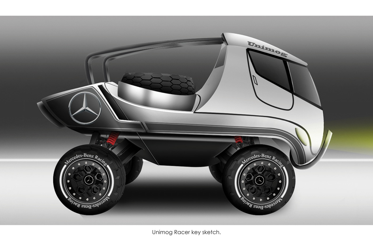 Mercedes Unimog vor morgen: Mercedes-Benz 2030 Vision Unimog Racer ...
