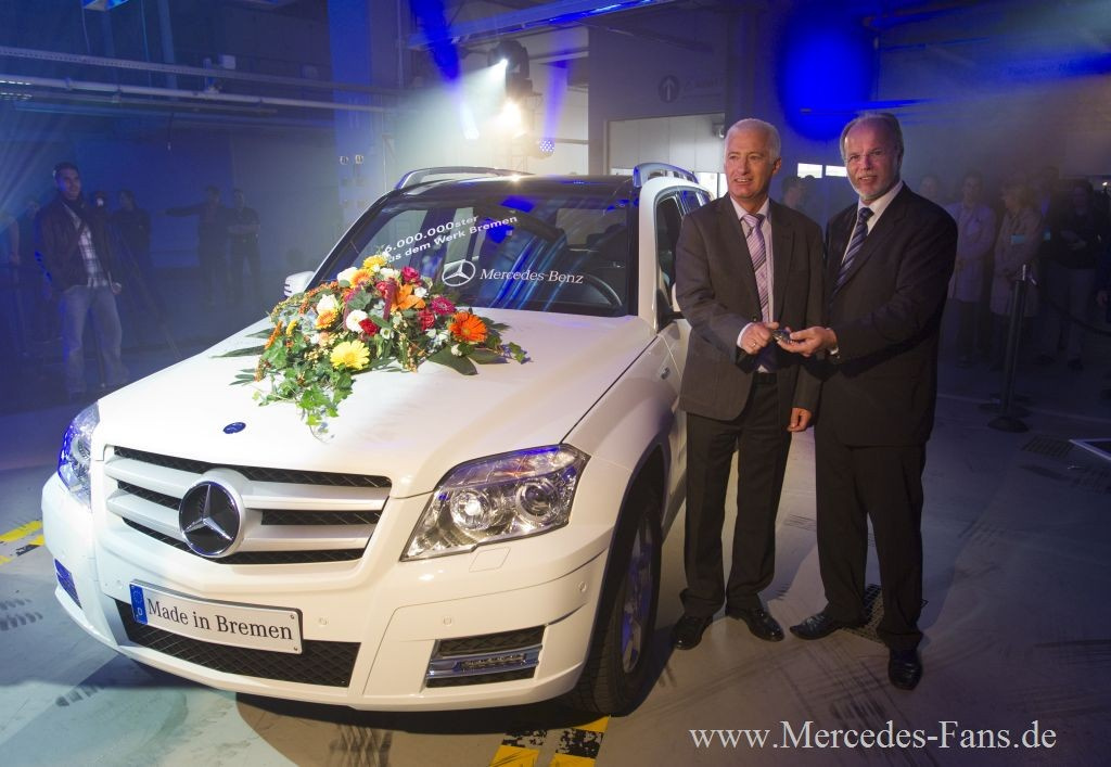 Mercedes-Benz Werk Bremen ist 6-facher Millionär : Produktionsjubiläum ...