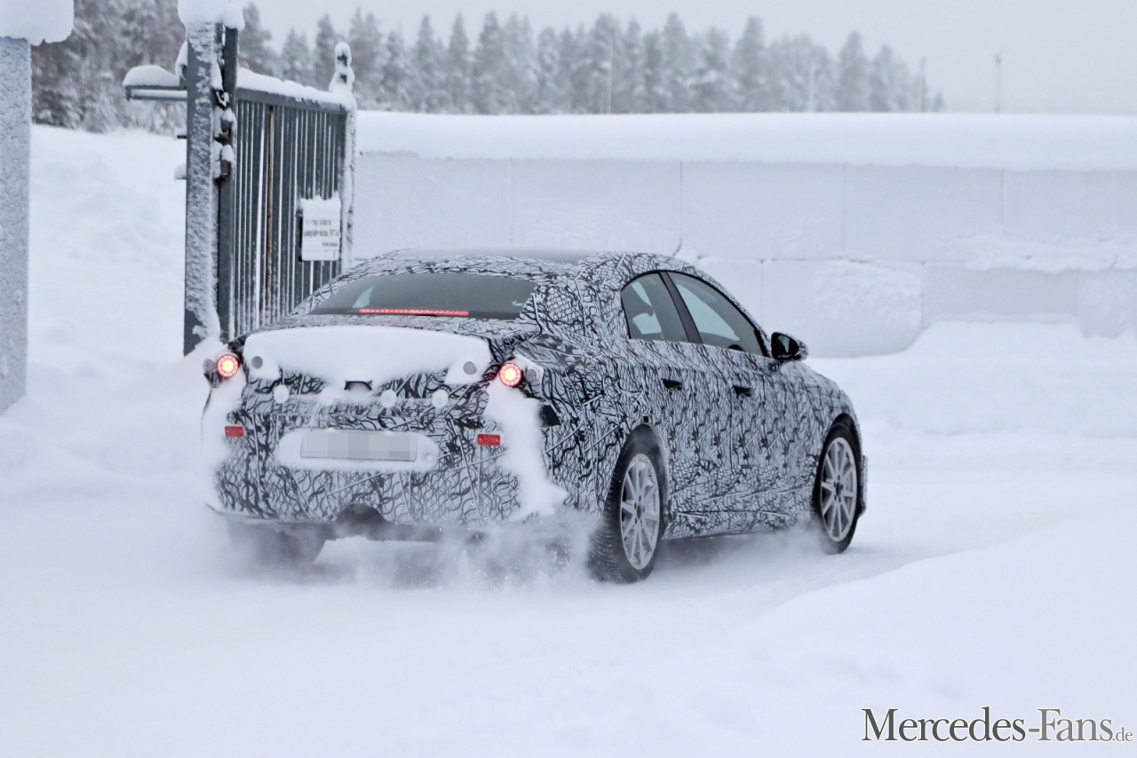 Mercedes Erlkönig eiskalt erwischt: Aktuelle Bilder vom ...